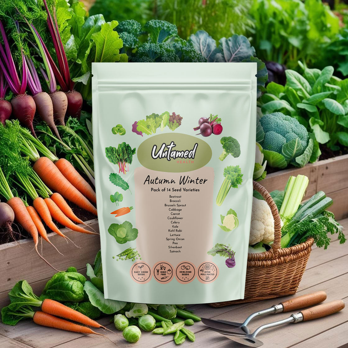 Autumn Winter Vegetable Seeds – 14 pack – Untamed Health