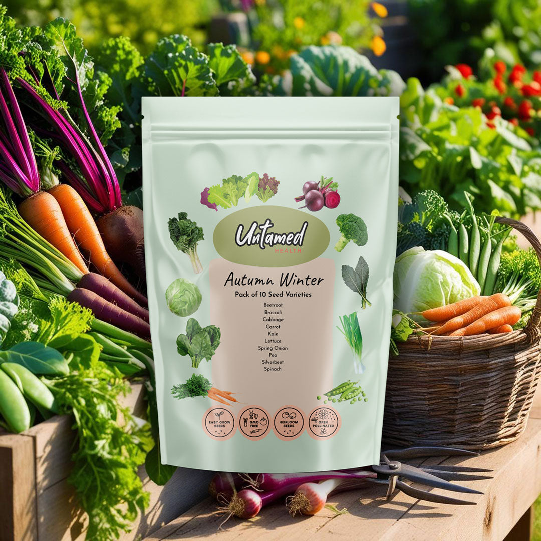 Autumn Winter Vegetable Seeds – 10 pack – Untamed Health