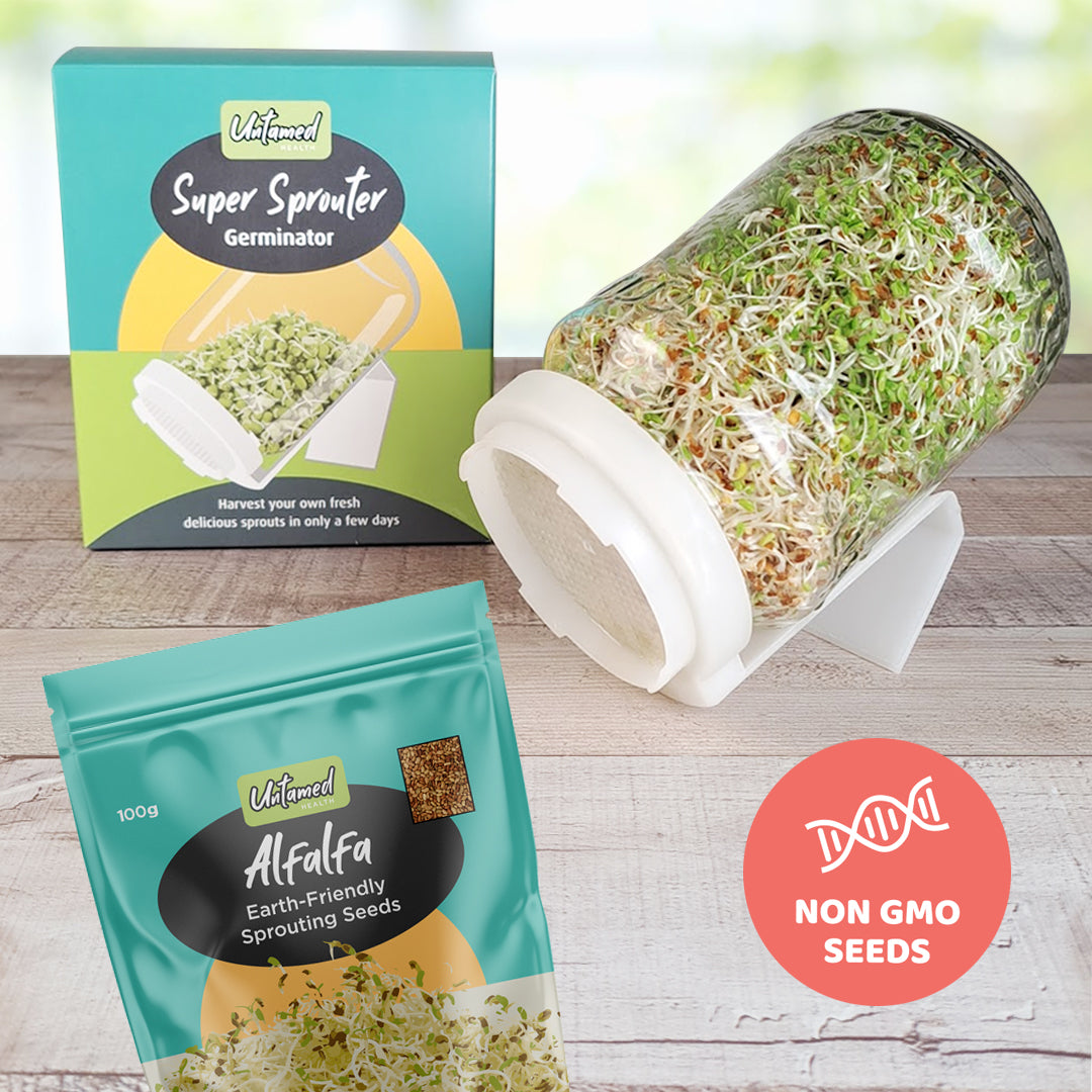 Start Sprouting Kit with Alfalfa Seeds – Untamed Health